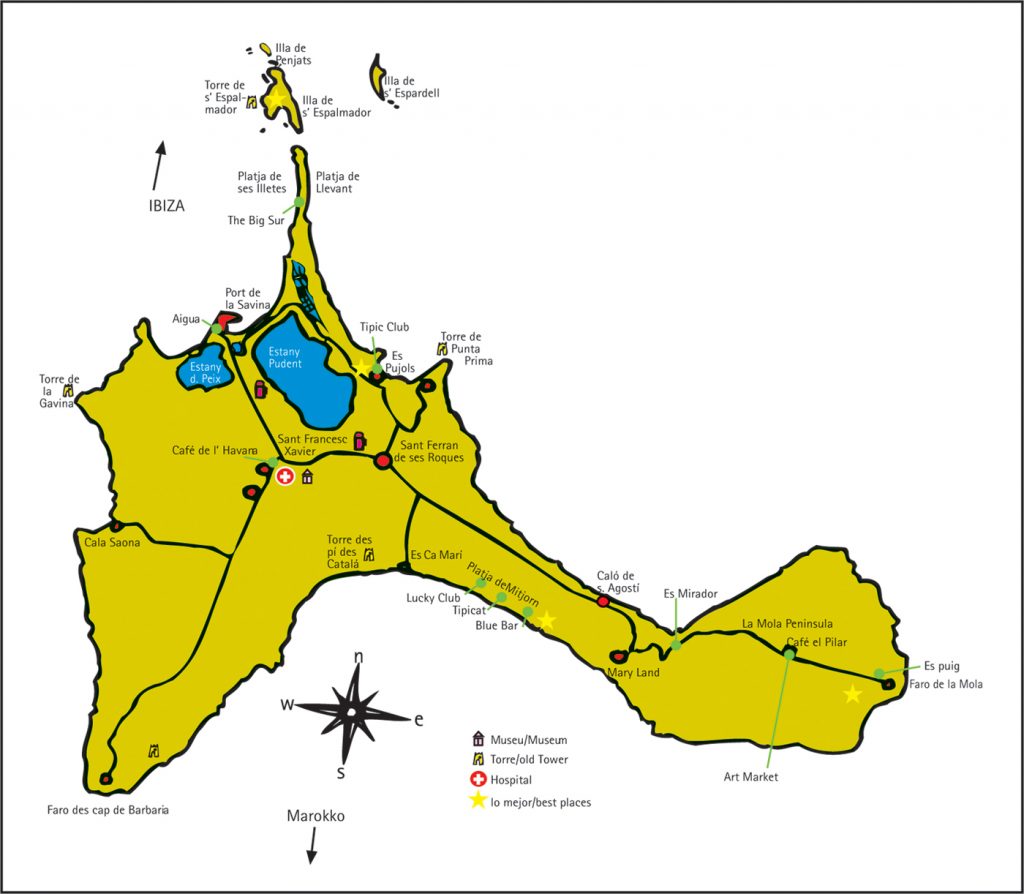 Formentera Map - Variety of Formentera Island Plans and Maps